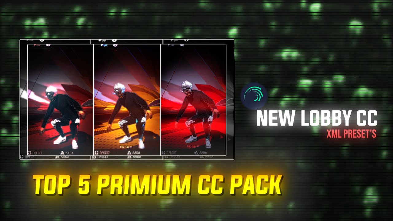 Top 5 Cc Xml Preset's | 4k Quality Cc Pack For Alight Motion | Free To ...
