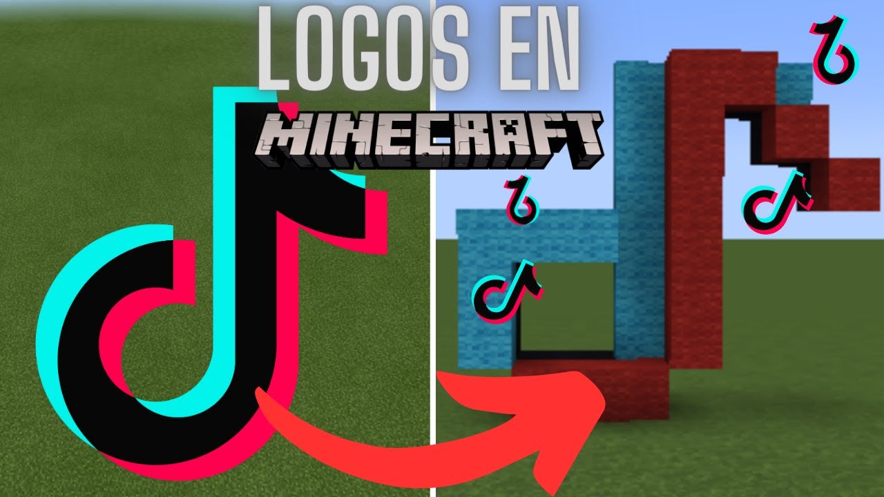 RECREANDO LOGOS de la VIDA REAL en MINECRAFT!😱 - YouTube