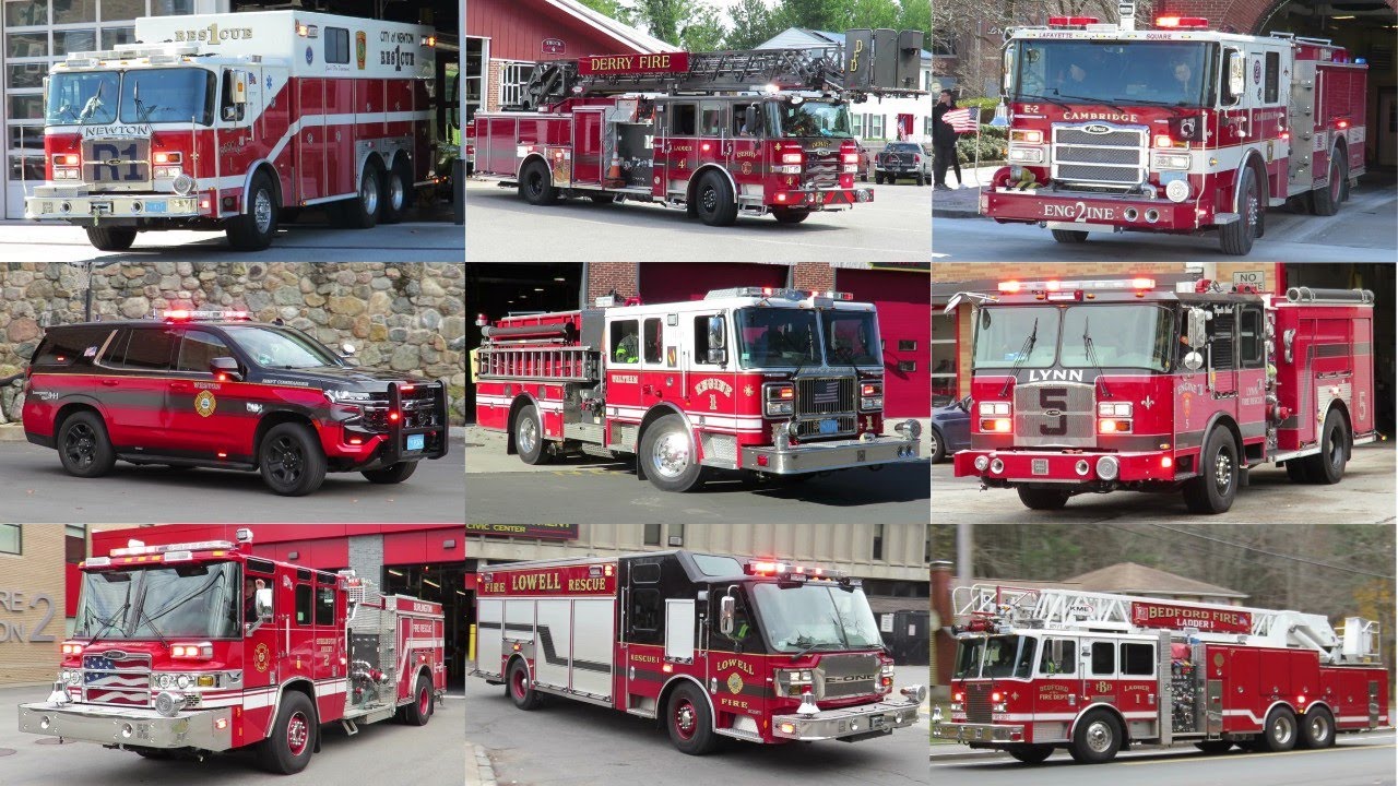 Fire Trucks Responding Compilation - Best of 2022 - YouTube
