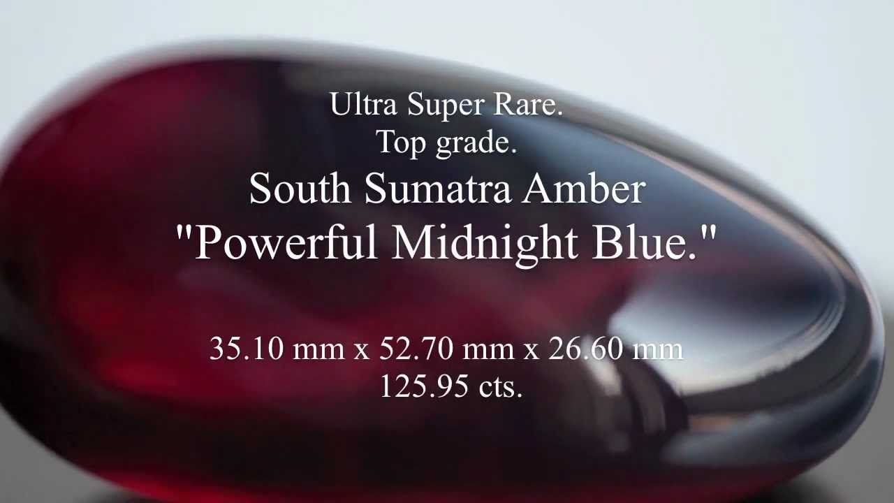South Sumatra Blue Amber.mov - YouTube