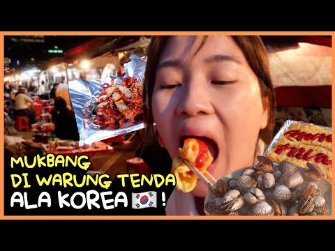 MUKBANG VLOG DI WARUNG TENDA KOREA! KAYAK DI DRAKOR? APA MENUNYA? BERAPA HARGANYA? | AMELICANO