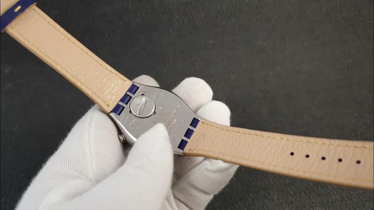 Ремешок для часов Swatch Irony Chronograph Golden Clay из кожи теленка ...