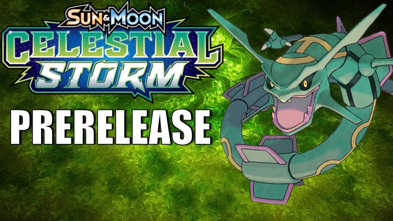 POKEMON TCG CELESTIAL STORM PRE RELEASE - YouTube