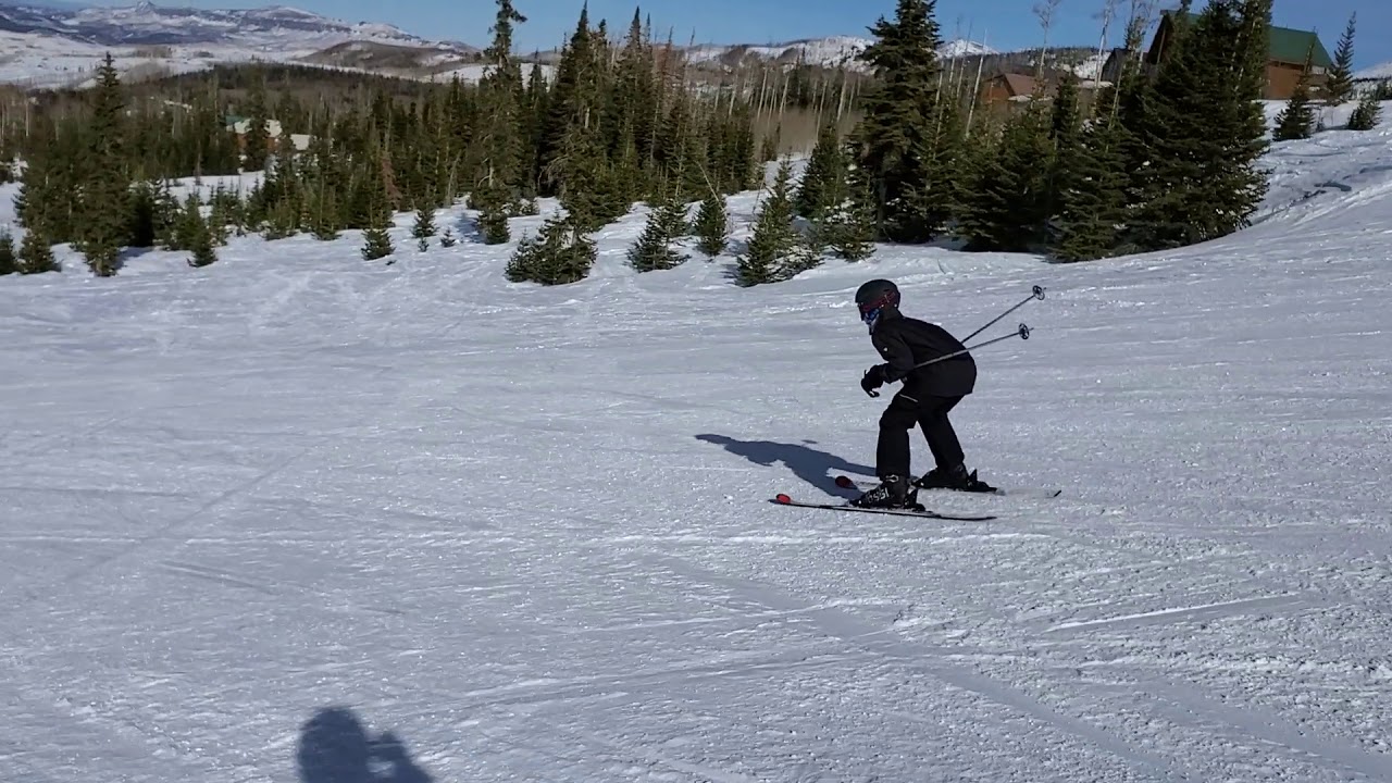 Sam skiing - YouTube