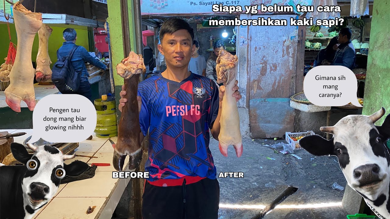 Tutorial Membersihkan Kaki Sapi - YouTube
