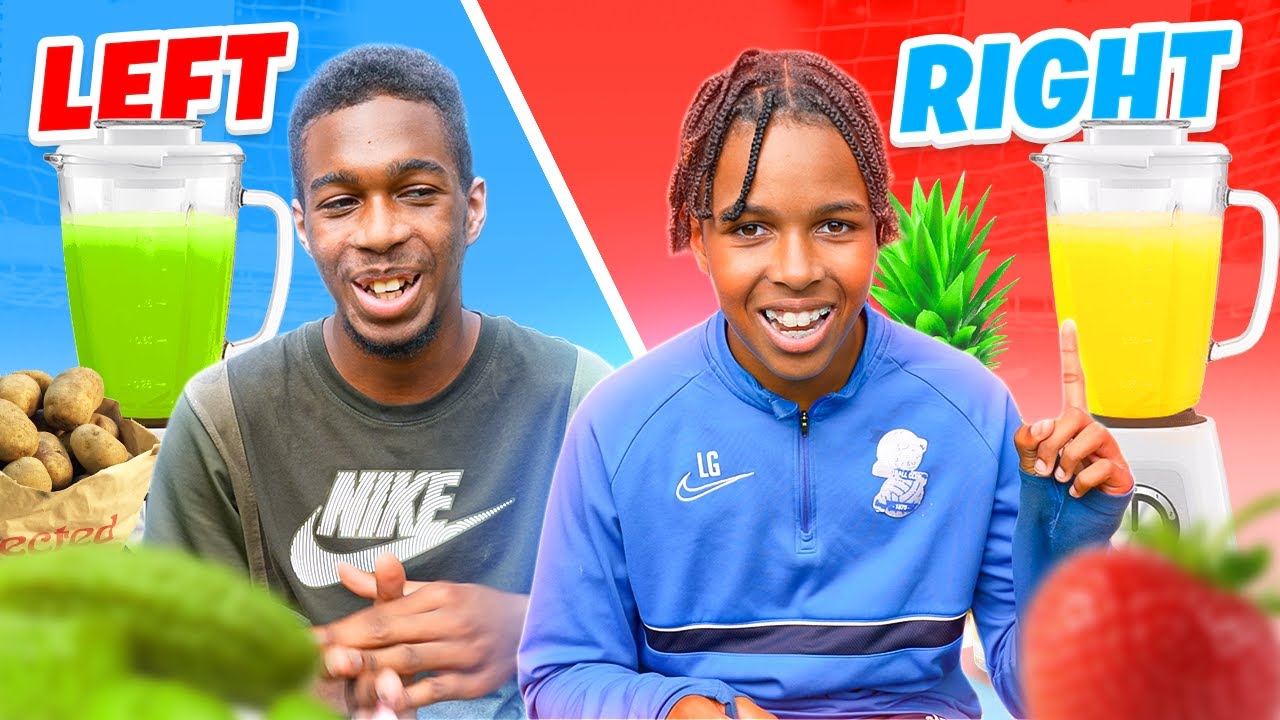 LEFT vs RIGHT Family FOOTBALL Penalty Challenge! - YouTube
