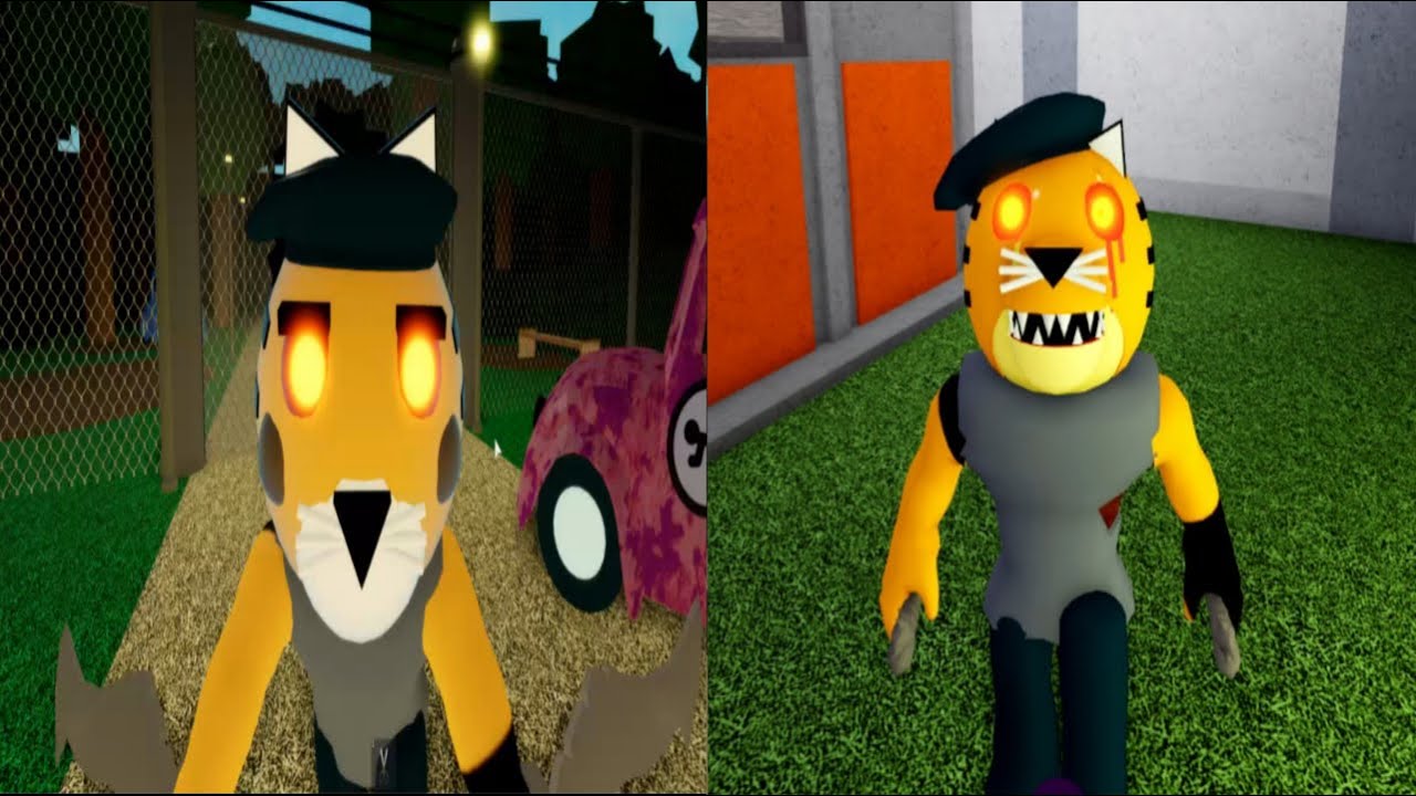 Old vs New Redesign Tigry TSP Jumpscare - Roblox Piggy RP - YouTube