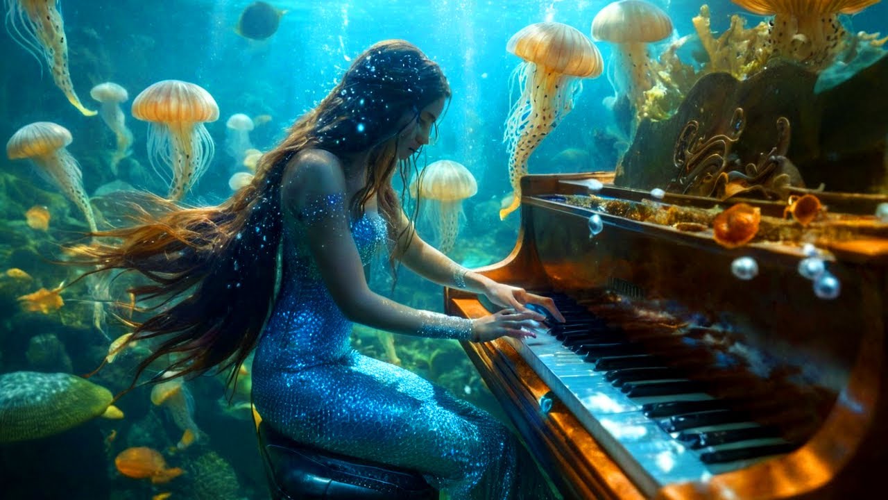 Underwater Mermaid Music | 1 Hour Piano by Franz Joseph Haydn | Mermaid ...