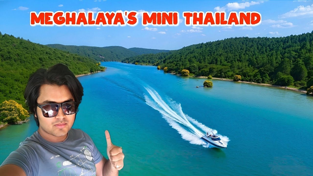 Boating in Kupli River of Meghalaya | Unreal Blue River like Thailand ...