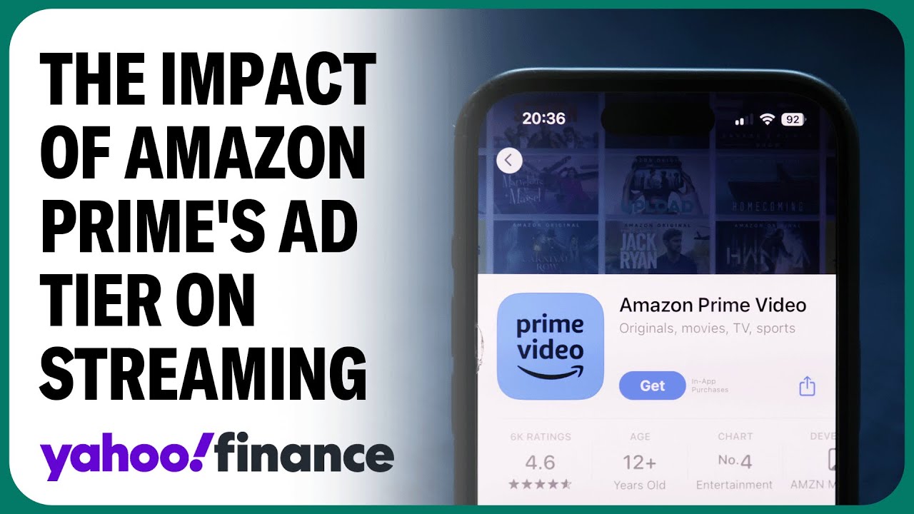 Amazon Prime's ad-supported tier drives down ad prices - YouTube