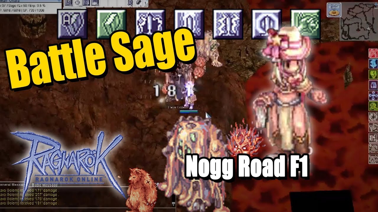 Battle Sage at the Magma Dungeon - YouTube