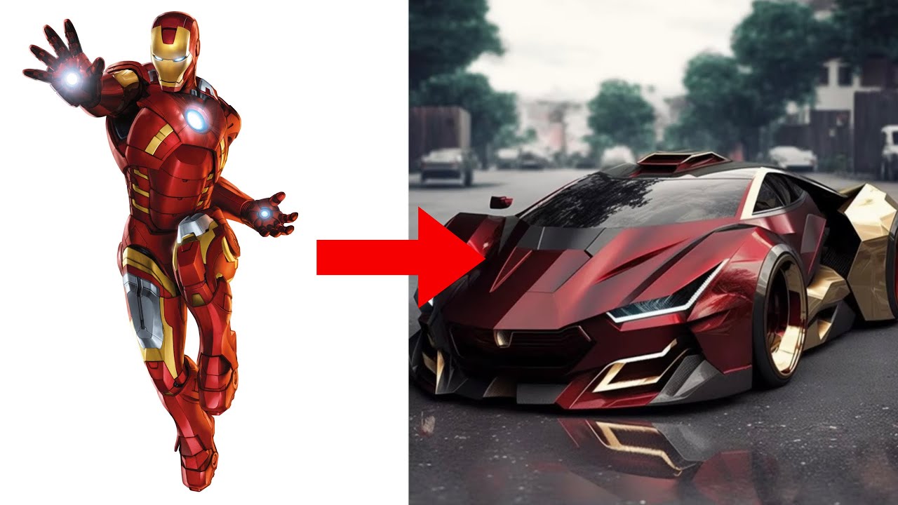 ⚡️ AVENGERS but SUPERCARS ⚡️ allCharacters MARVEL - YouTube