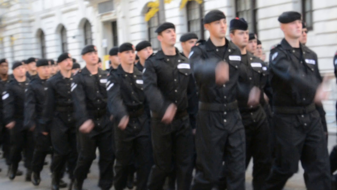 Royal Tank Regiment March Cenotaph 2018 part 2 - YouTube