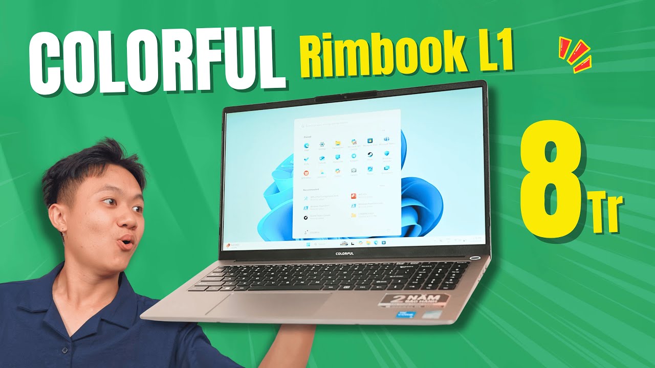Review COLORFUL Rimbook L1: Laptop Mặt Lưng Kim Loại, 16GB RAM Giá Chỉ ...