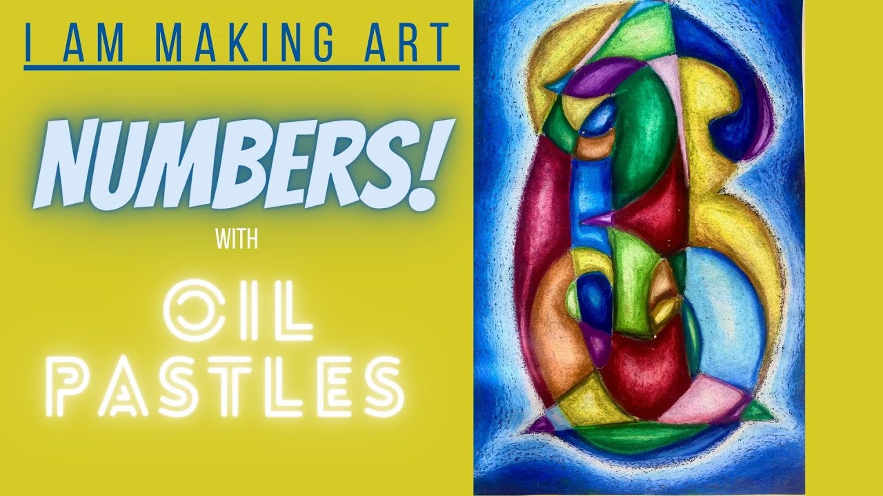 Numbers with Oil Pastels - YouTube