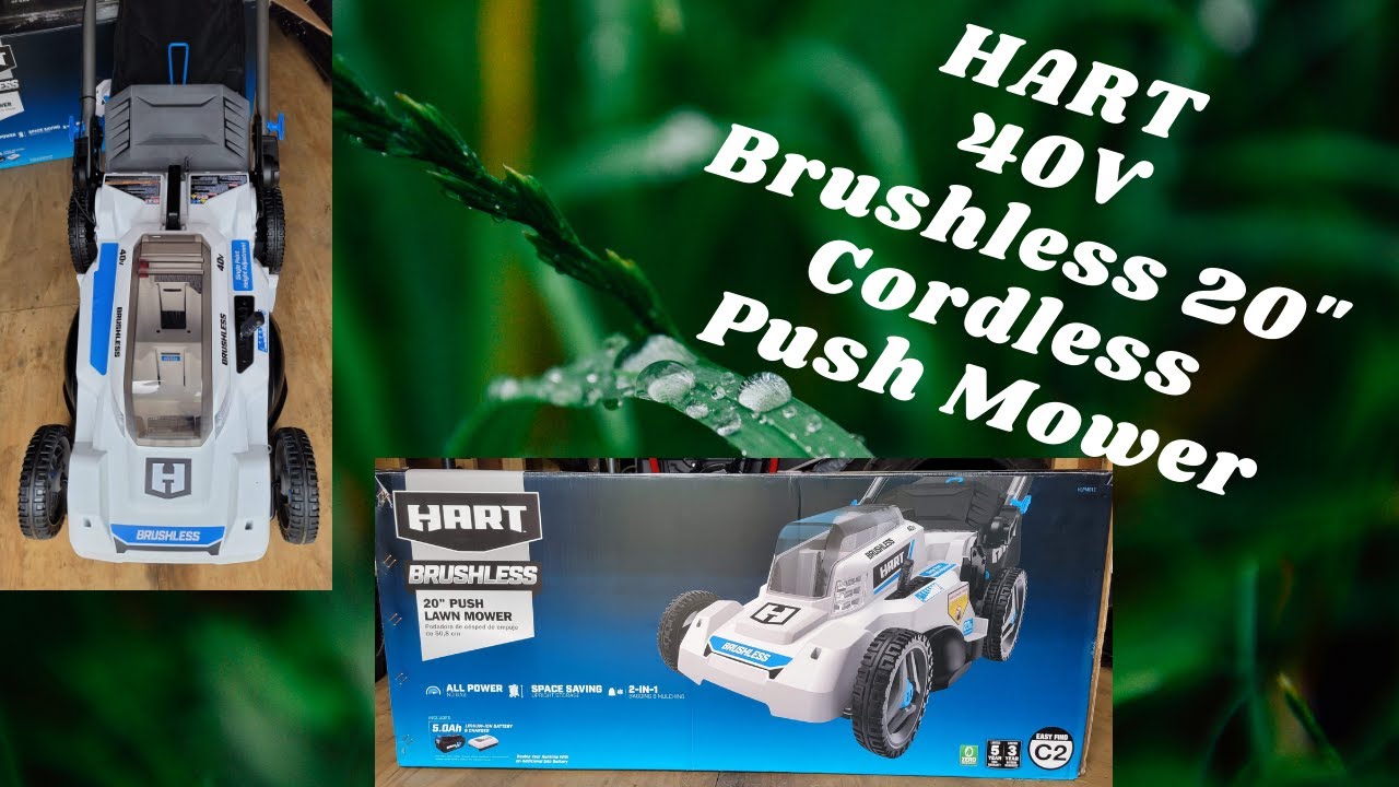 HART 40V Lawn Mower Unboxing - YouTube