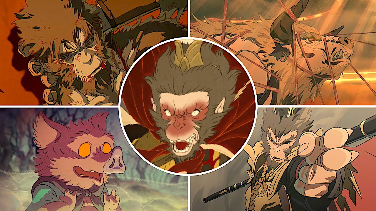 Black Myth WUKONG - All Animation Chapter Endings - YouTube