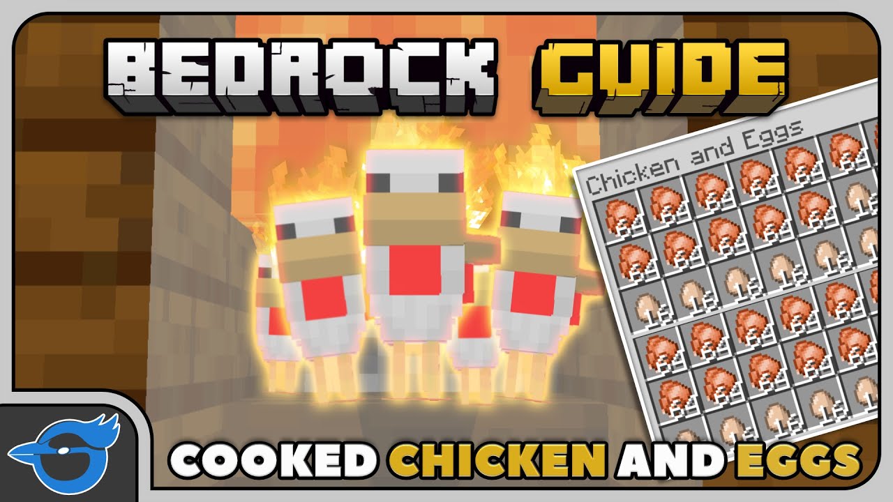 Automatic CHICKEN COOKER w/ Egg Farm | Bedrock Guide 040 | Survival ...