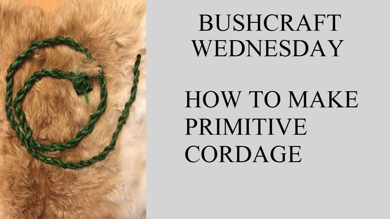 How to make reverse wrap cordage - YouTube