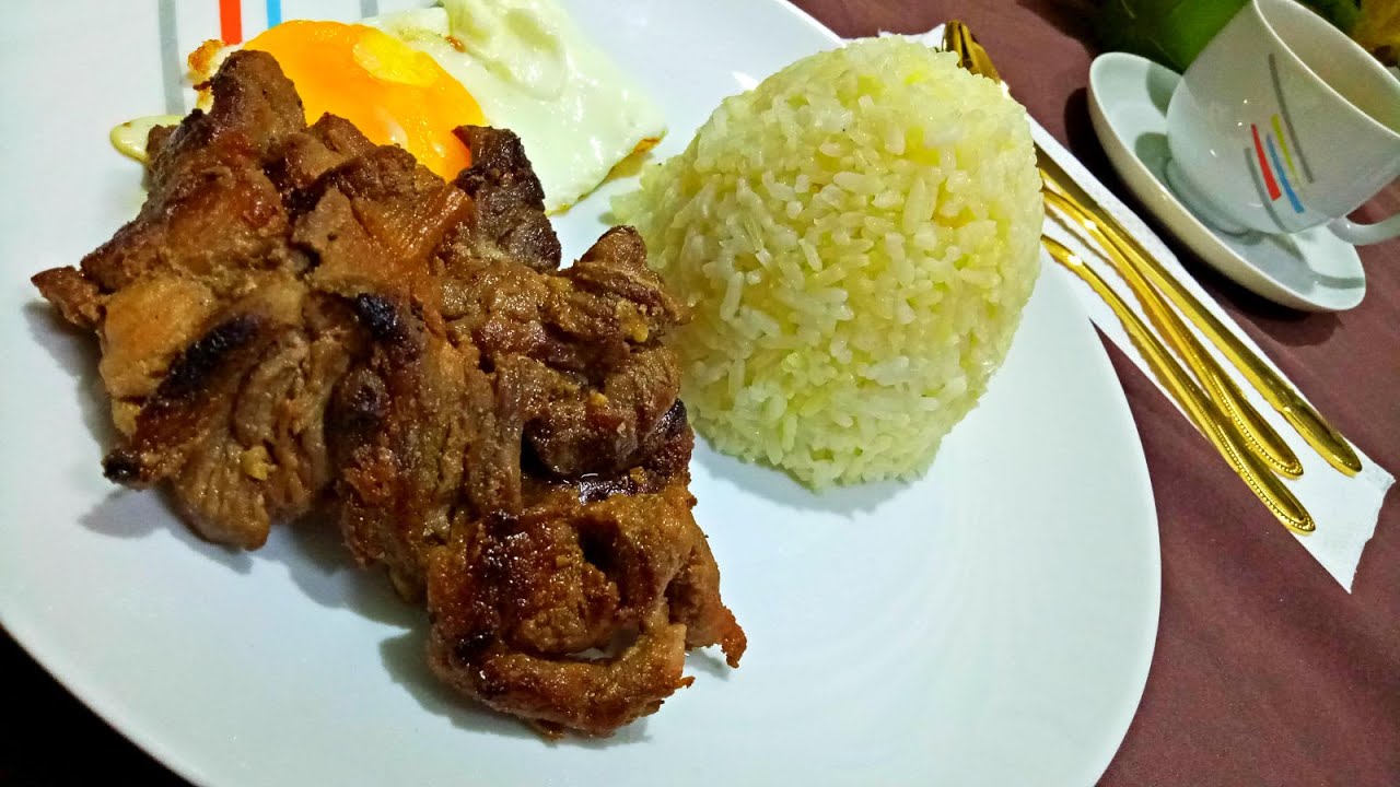 Pork Tapa With Sprite Recipe Filipino Pork Tapsilog Breakfast - YouTube