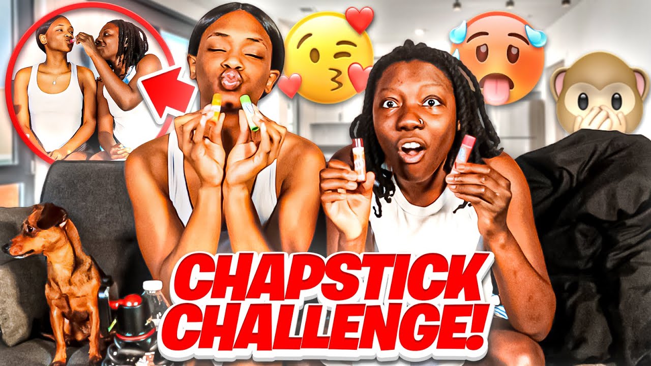 CHAPSTICK KISSING CHALLENGE *GETS SPICY* | COUPLES EDITION - YouTube
