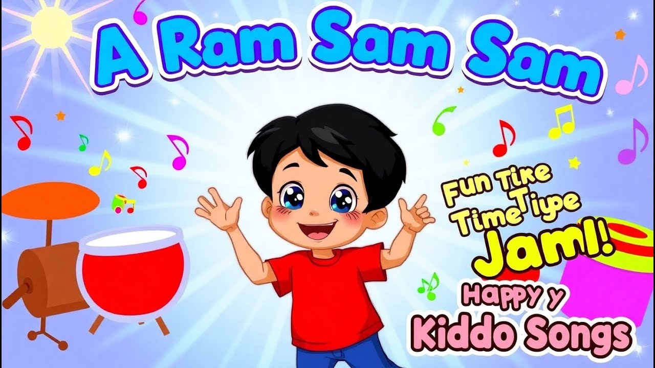 A Ram Sam Sam – Fun Time Jam | Happy Kiddo Songs - YouTube