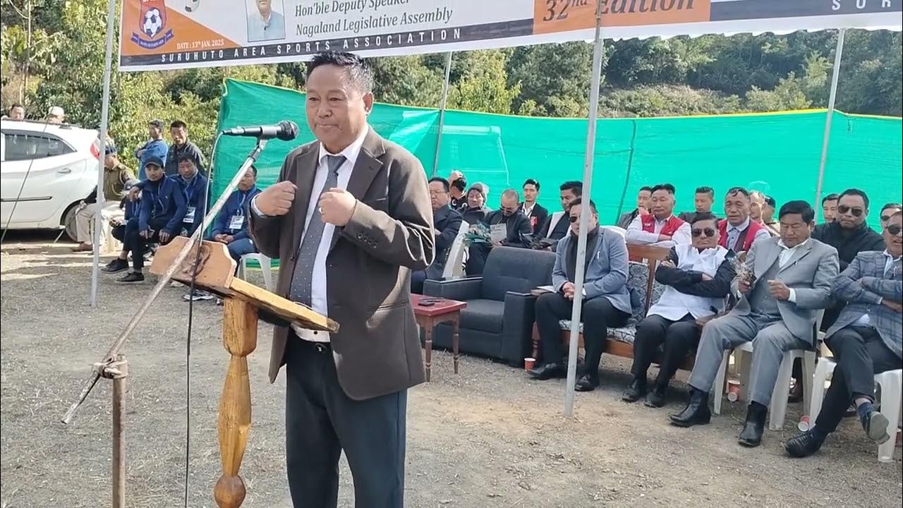 SPEECH by Dy, SPEAKER GON S,TOIHO YEPTHO SPECIAL CHIEF GUEST 32 SURUHUTO AREA SPORTS ASSOCIATION ...