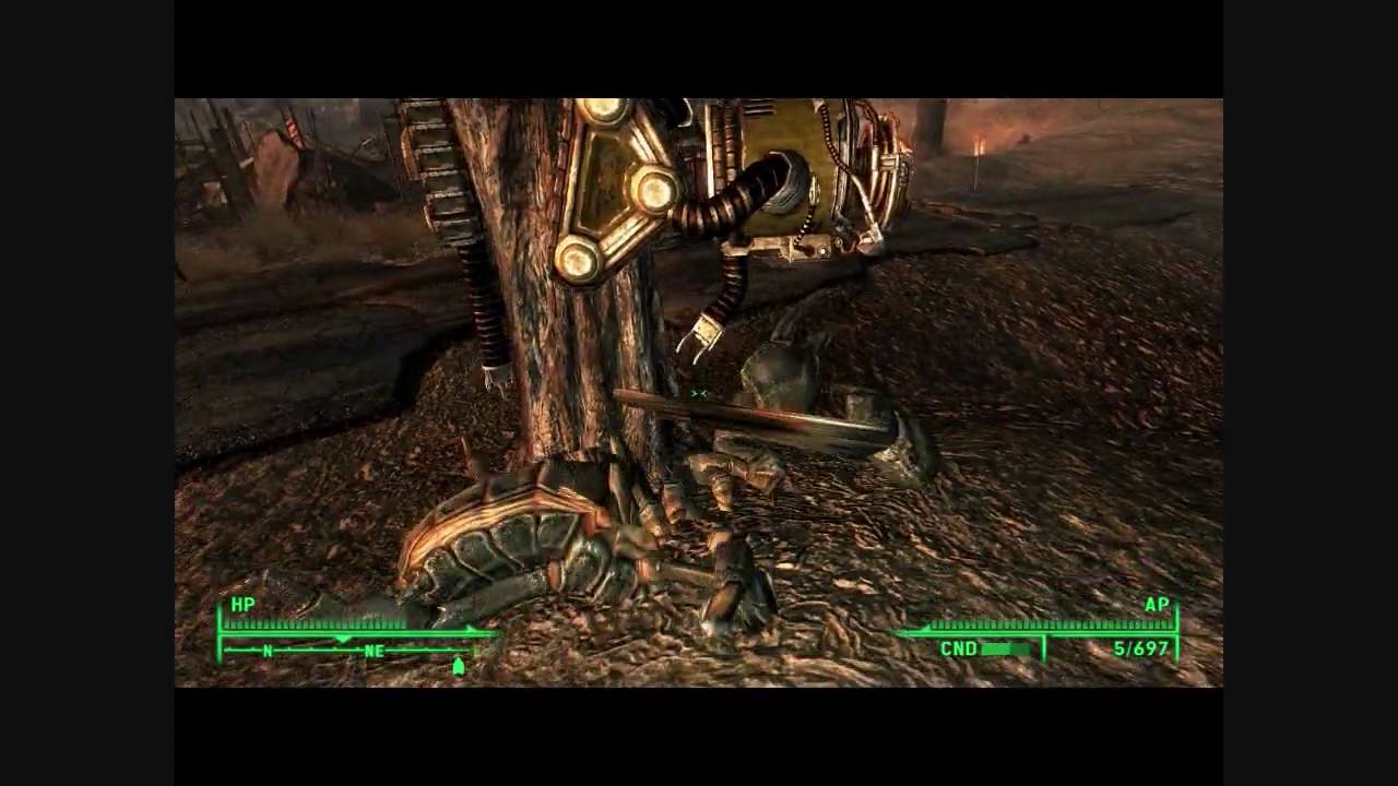 Fallout 3 - Crazy Graphics Glitch - YouTube