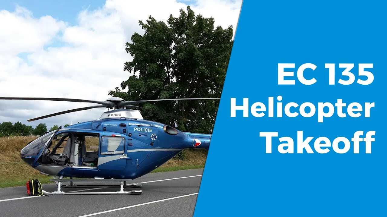EC 135 Helicopter Take off - YouTube