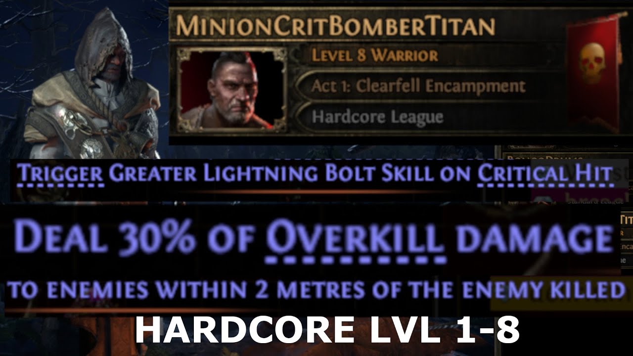 Minion CoC Overkill Hardcore Titan - Plans laid out - Level 1-8 - Path ...