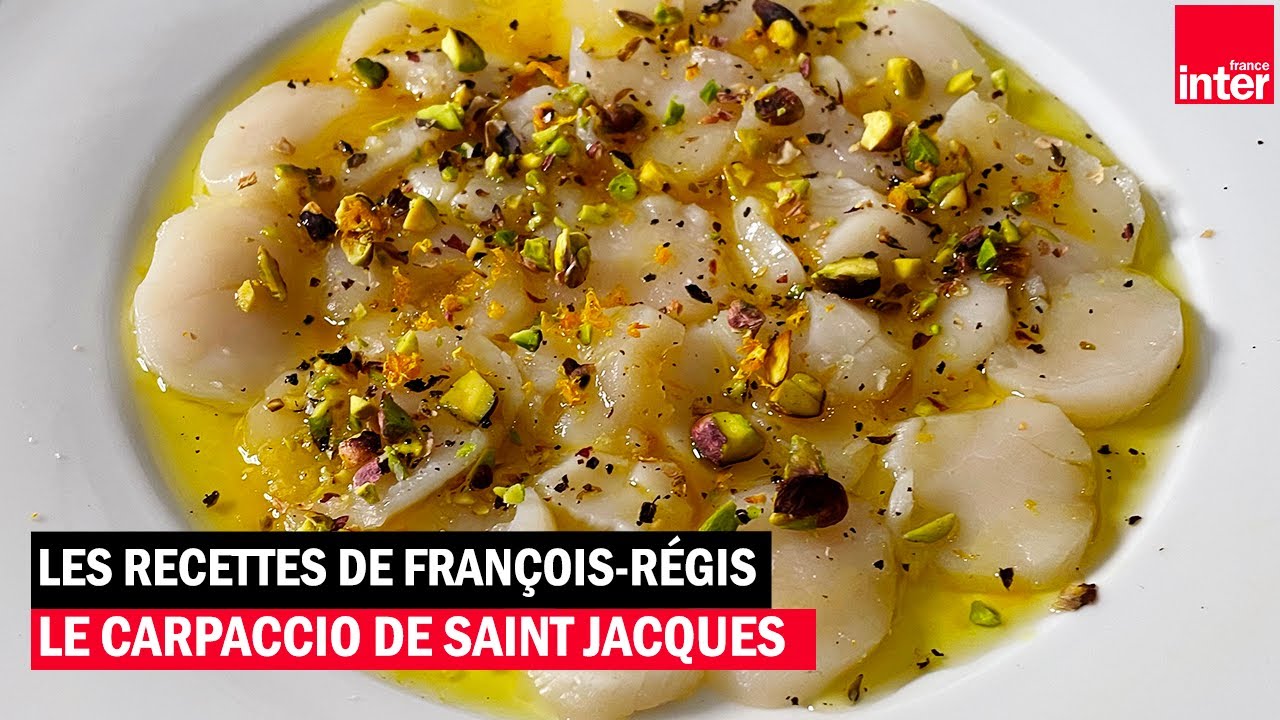 Le carpaccio de Saint-Jacques orange timut - Les recettes de François ...