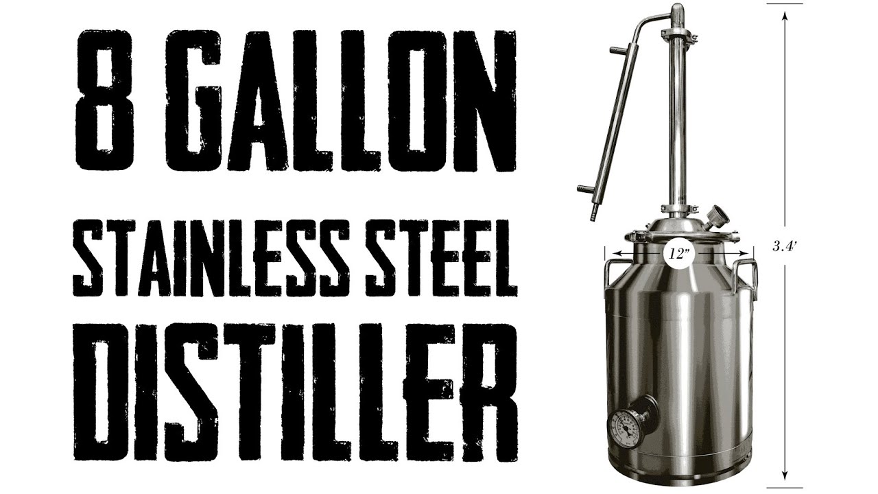 Stainless Steel Distiller - YouTube