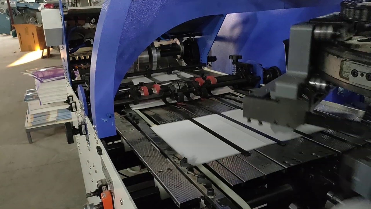 Bindwel Freedom 4000 inline Gathering and Perfect Binding - demo from ...