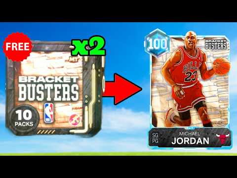 I OPENED *2* FREE BRACKET BUSTER 10 PACK BOXES IN NBA 2K26 MYTEAM!