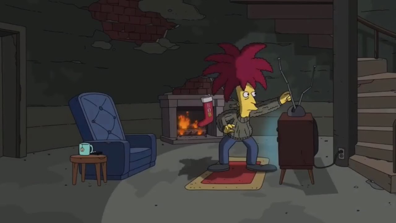 The Simpsons Bob at his lighthouse for Christmas - YouTube