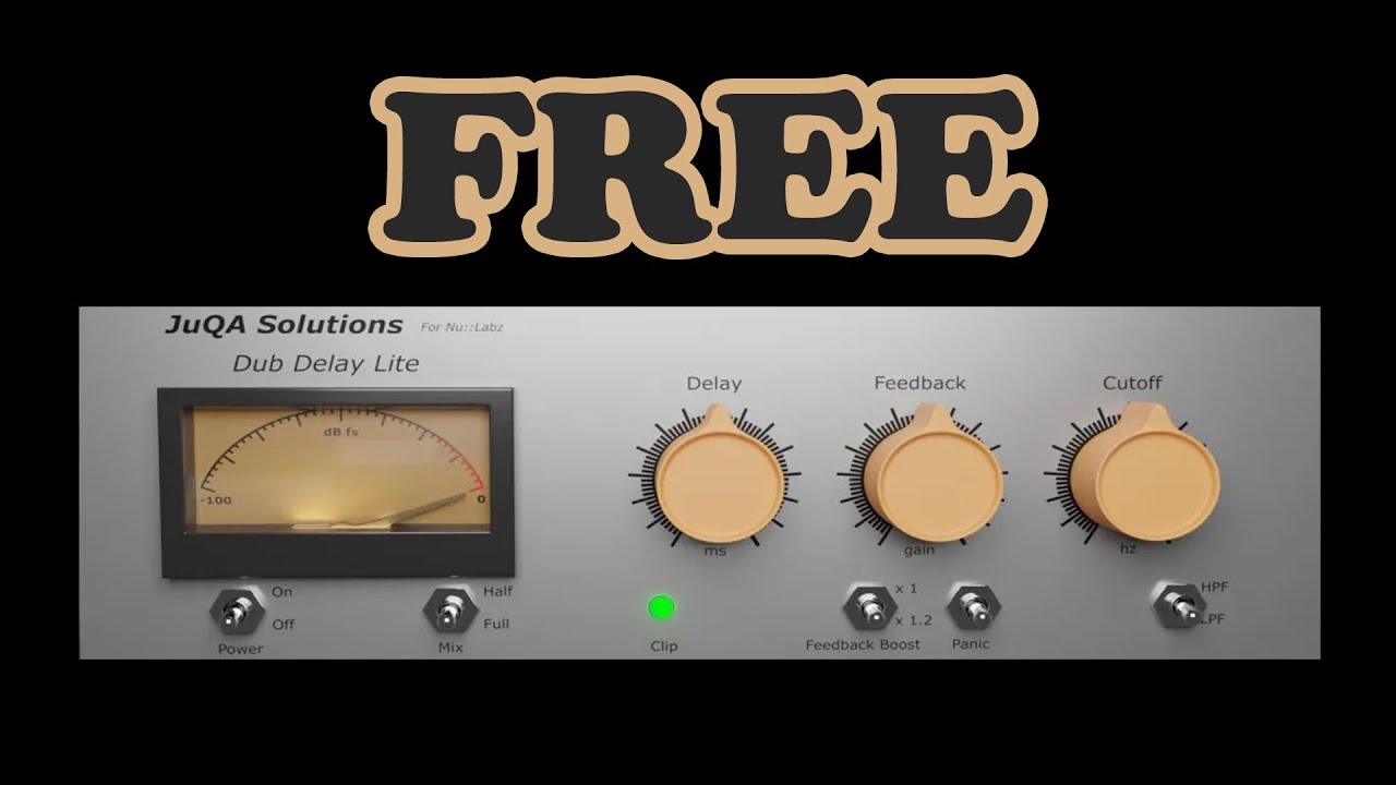 FREE Dub Delay Lite by Juqa Solutions - YouTube