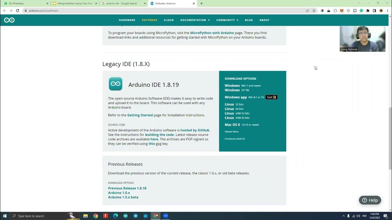 TUTORIAL ARDUINO - 1. Instalasi Software Arduino IDE Versi Lama Legacy IDE 1.8.X - YouTube