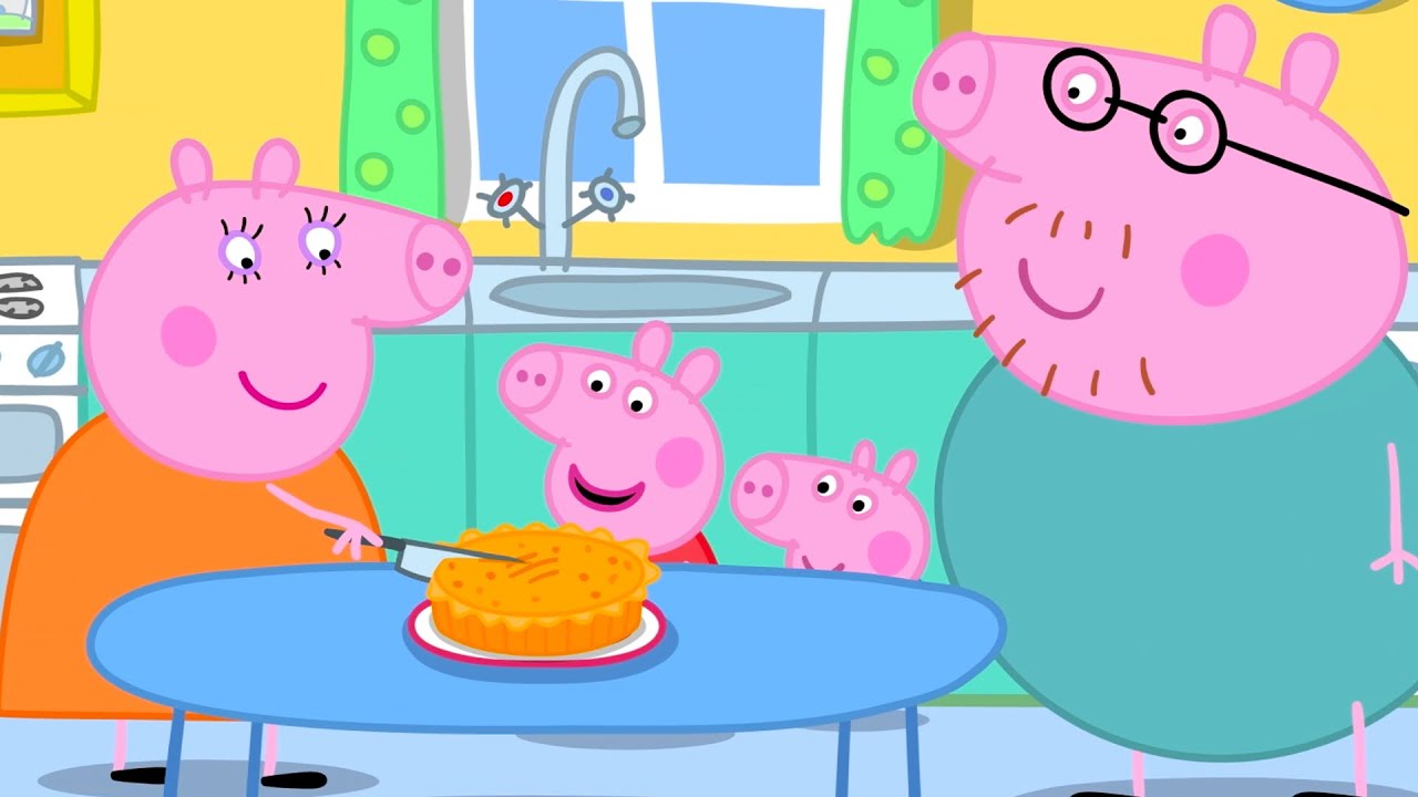 Peppa Pig Makes Apple PIE 🍎 | Full Episodes | Peppa & George: Food Hunt ...