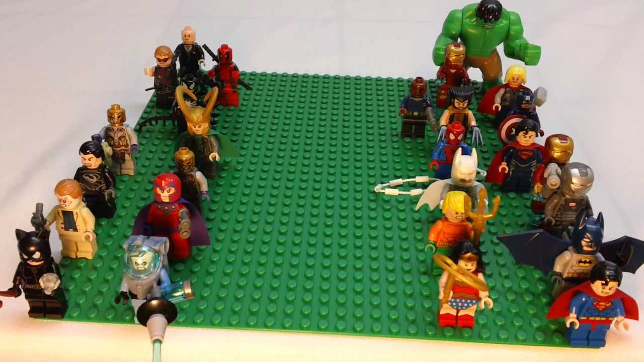 LEGO Super Heroes Minifigure Collection - YouTube
