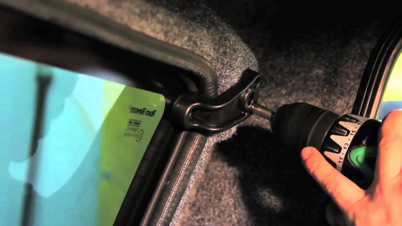 HT - Side window - Replacement plastic hinges - YouTube