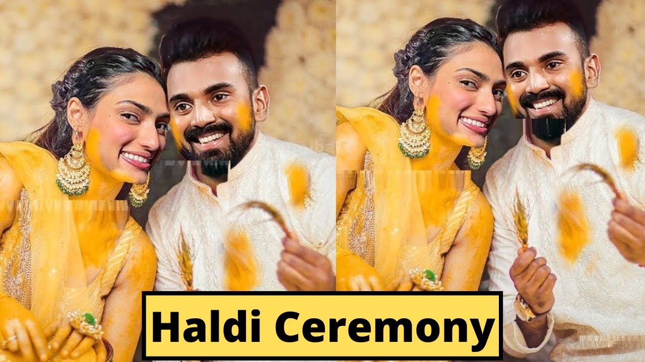 Athiya Shetty and Kl Rahul Grand Haldi Ceremony Functions Pictures & Videos With Family - YouTube