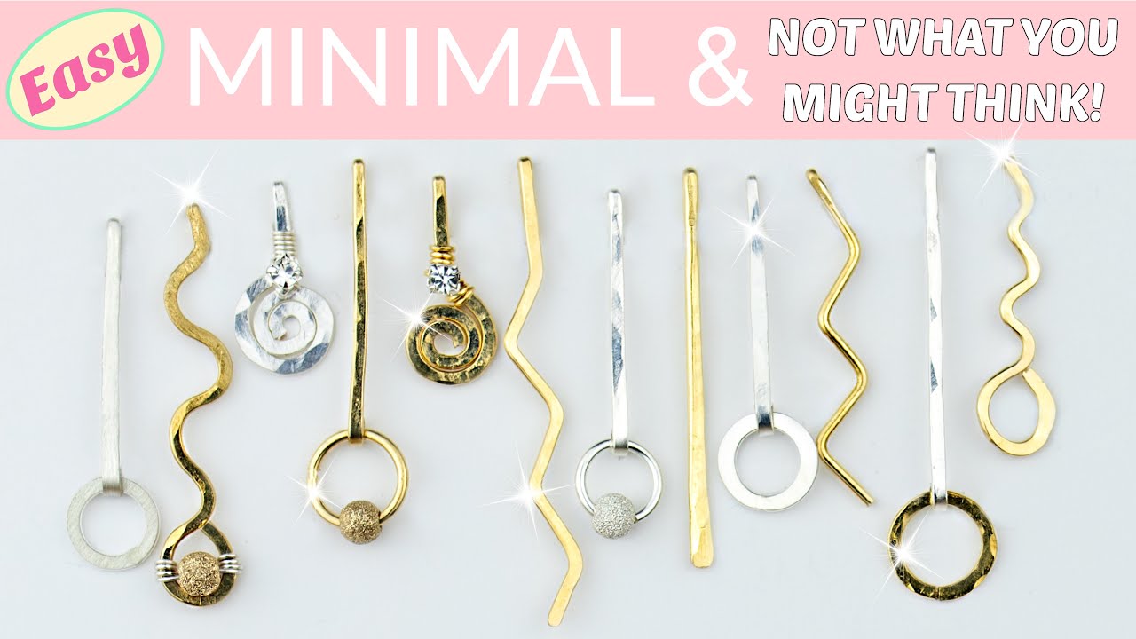 Dainty Stud Earrings (No Solder) How To Make Dainty Jewelry Tutorial ...