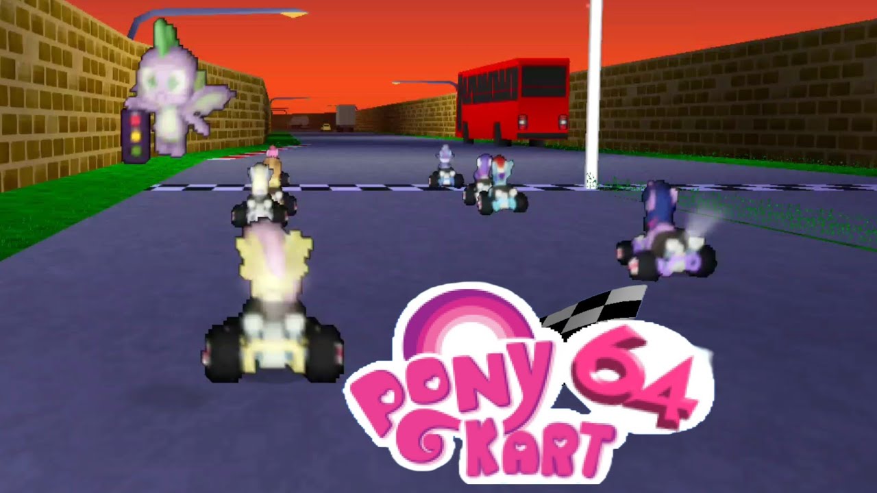 Mu Little Pony Kart 64 Fluttershy - YouTube