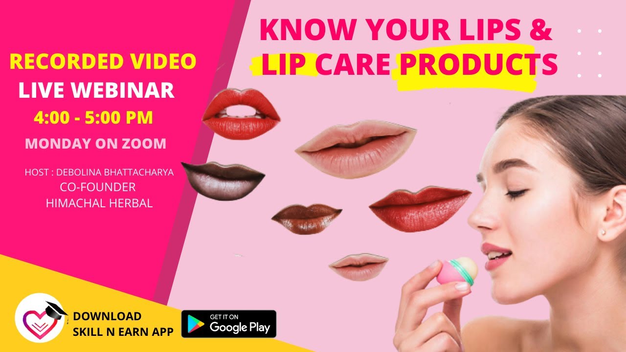 How To Make Homemade Natural Lip-balm For Pink Lips free lip care ...