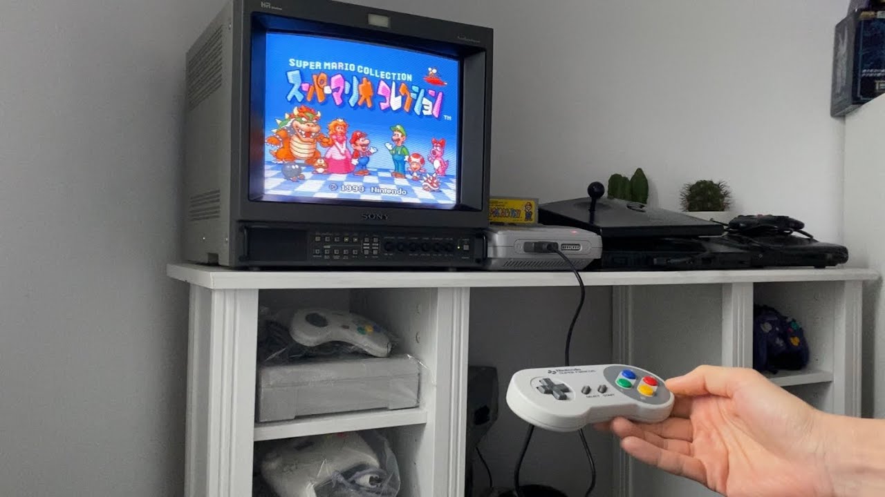 Super Mario Collection • Super Famicom Gameplay • Sony BVM - YouTube