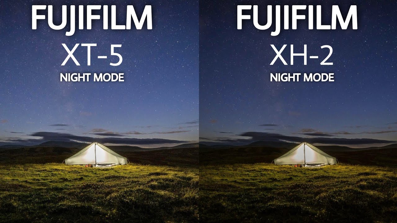 Fujifilm XT-5 VS Fujifilm X-H2 Night Mode Camera Test - YouTube