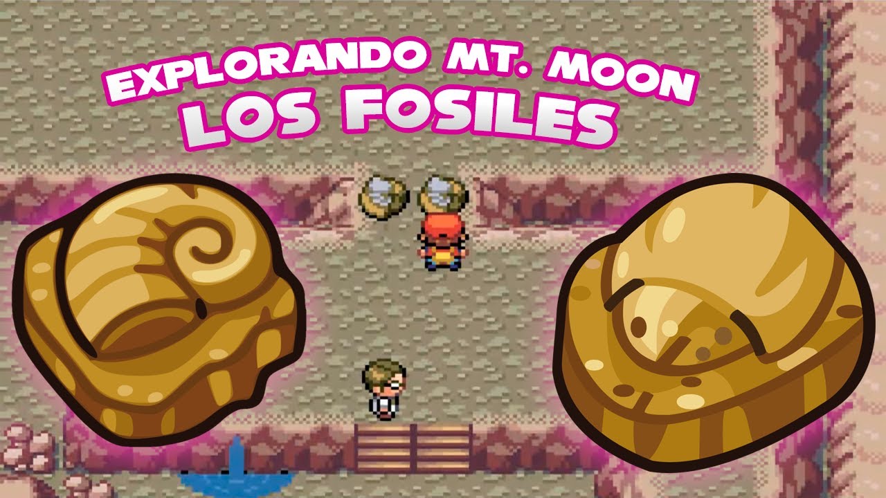 Pokemon Rojo Fuego #11 Los Fósiles!! | Mt Moon | Fósil Helix y Domo ...