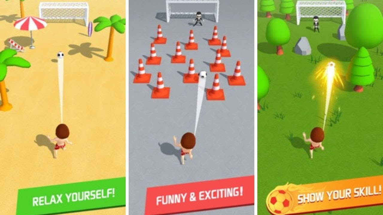 Super Kick Soccer Race ⚽🏈🥅 Gameplay | iOS | Mobile Game - YouTube