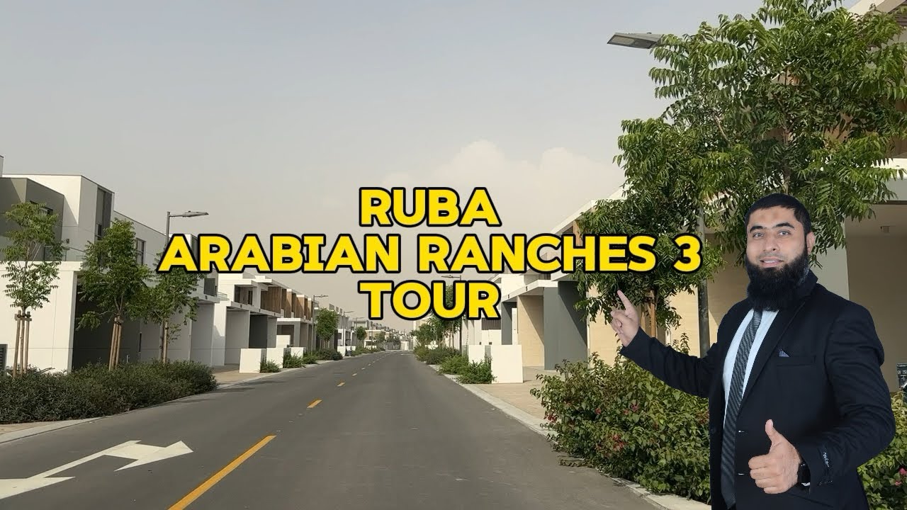 Arabian Ranches 3 Dubai Ruba Cluster Tour - YouTube