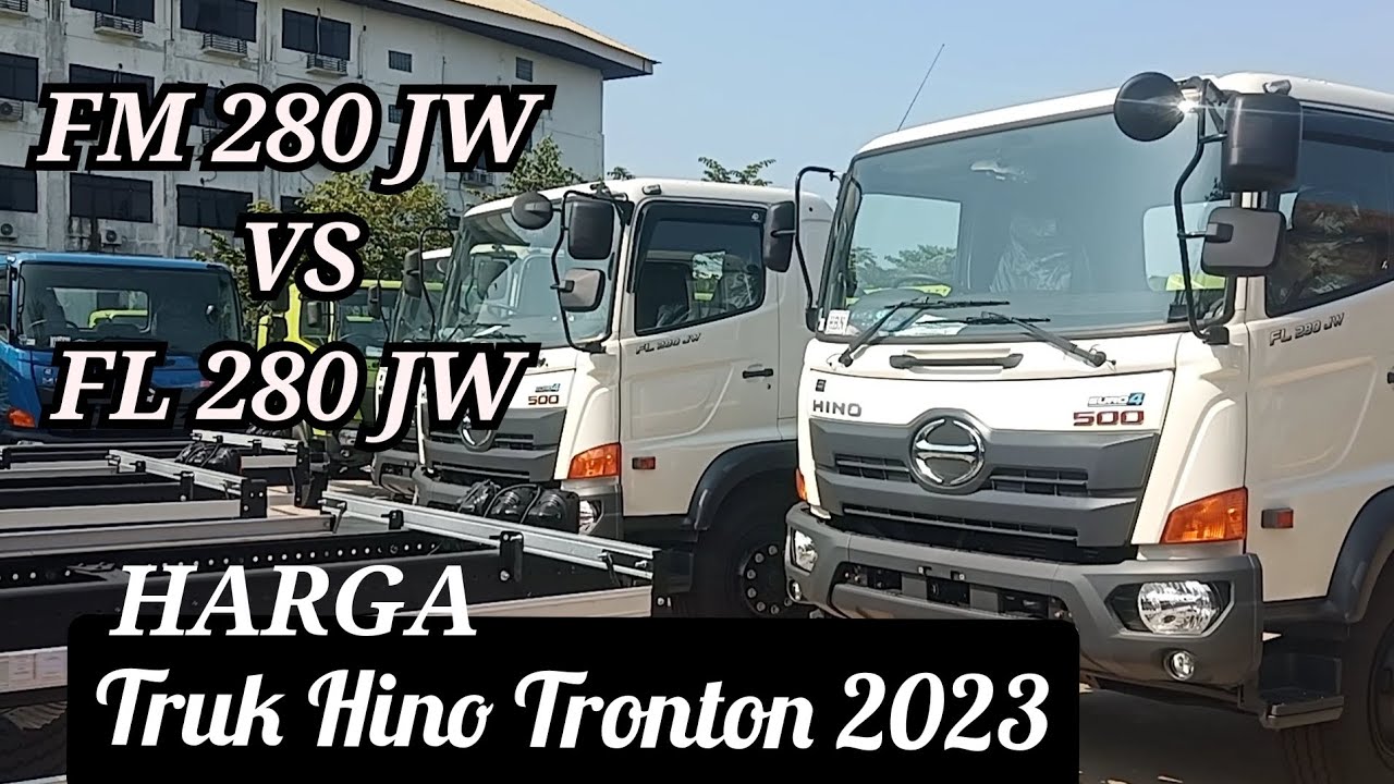 Harga Truk Tronton Hino 2023, FL 280 JW vs FM 280 JW #hino500 #hino700 #shorts - YouTube